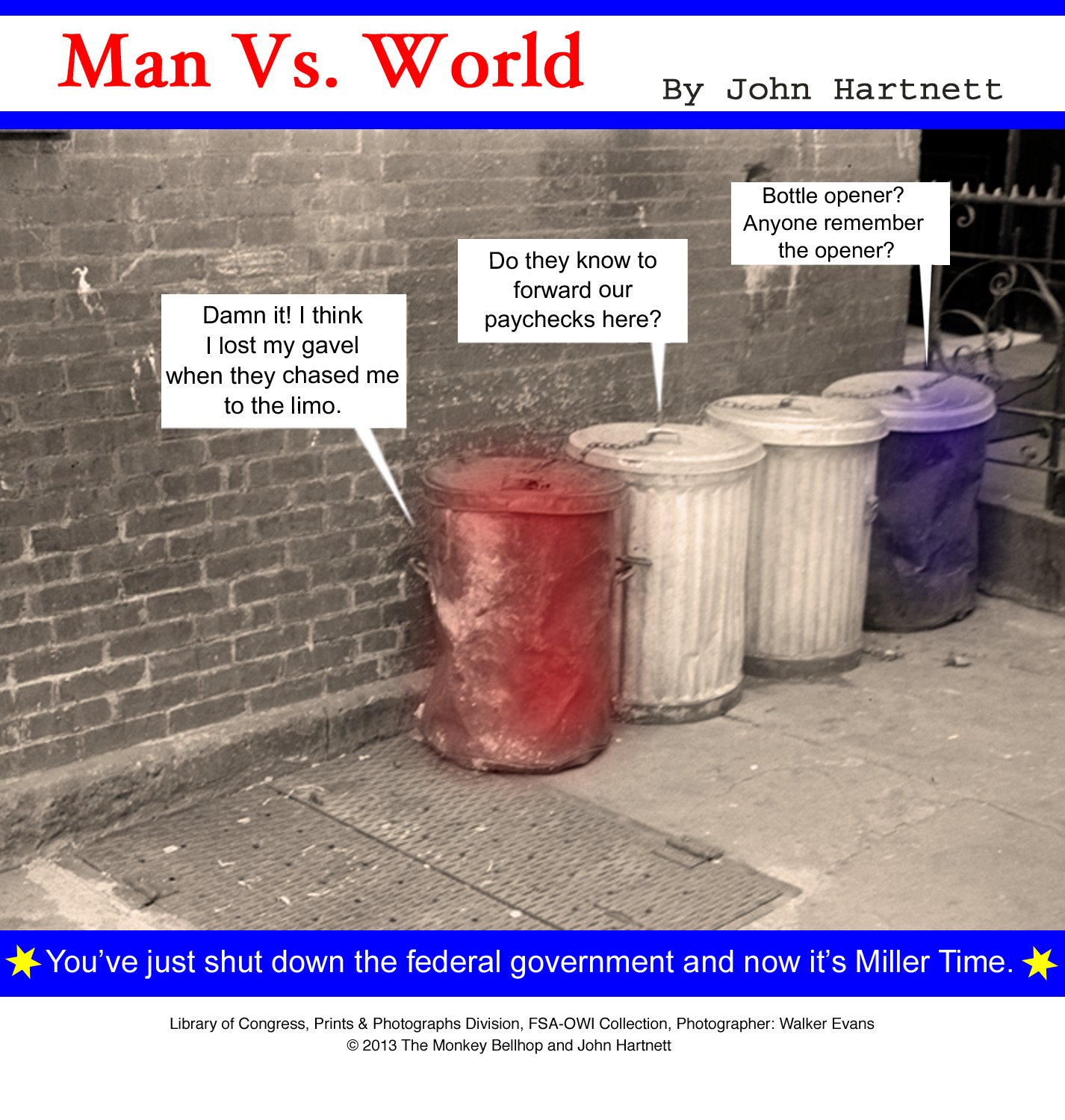 Celebrating the Government Shutdown – HumorOutcasts.com